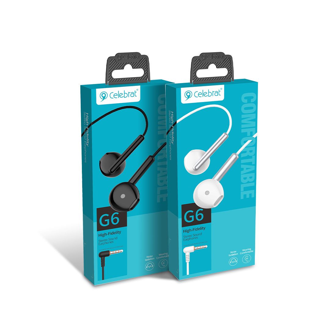 Celebrat G6 with Mic In-ear Stereo headphone - Cyber Bazaar
