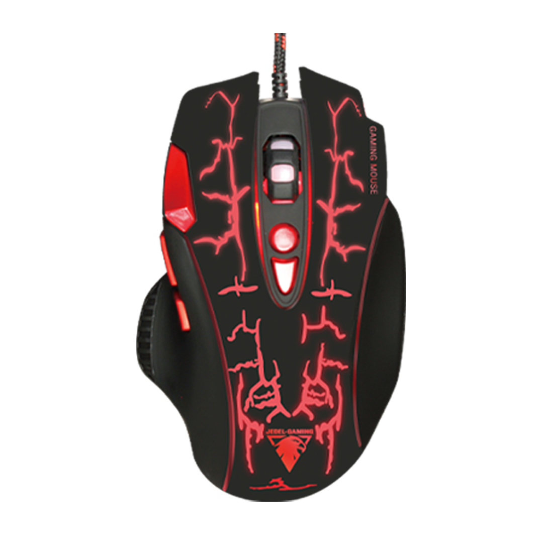 JEDEL GM 830 WIRED PROGAMABLE GAMING MOUSE - Cyber Bazaar